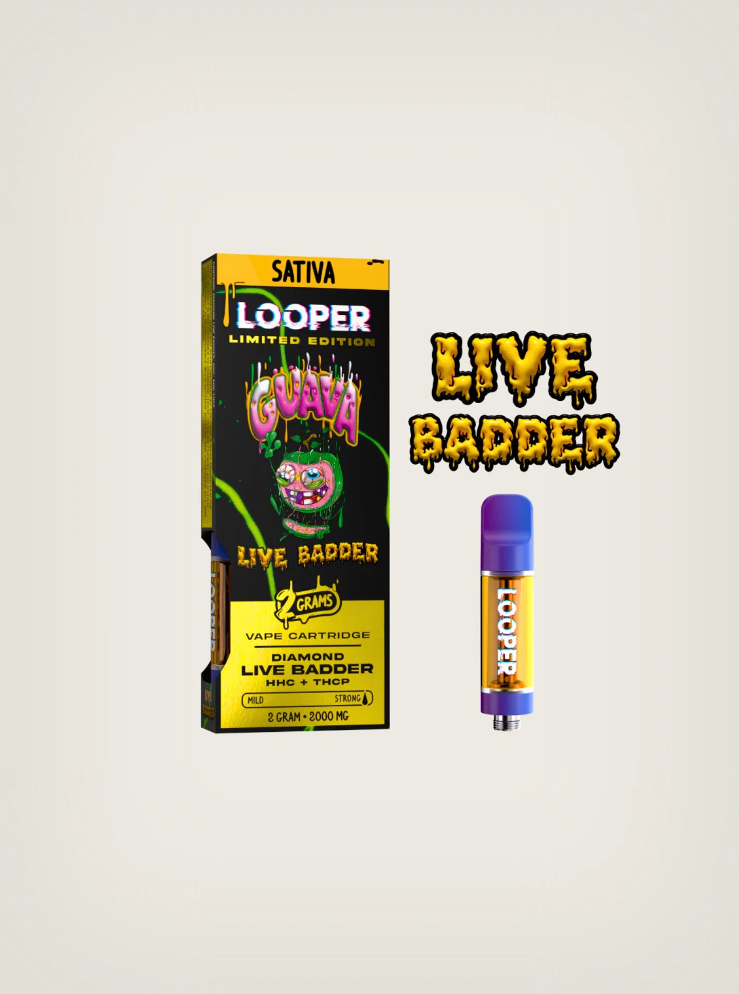 Looper | Cartucho Wax | HHC + THCP Live Badder | 2g – Splift