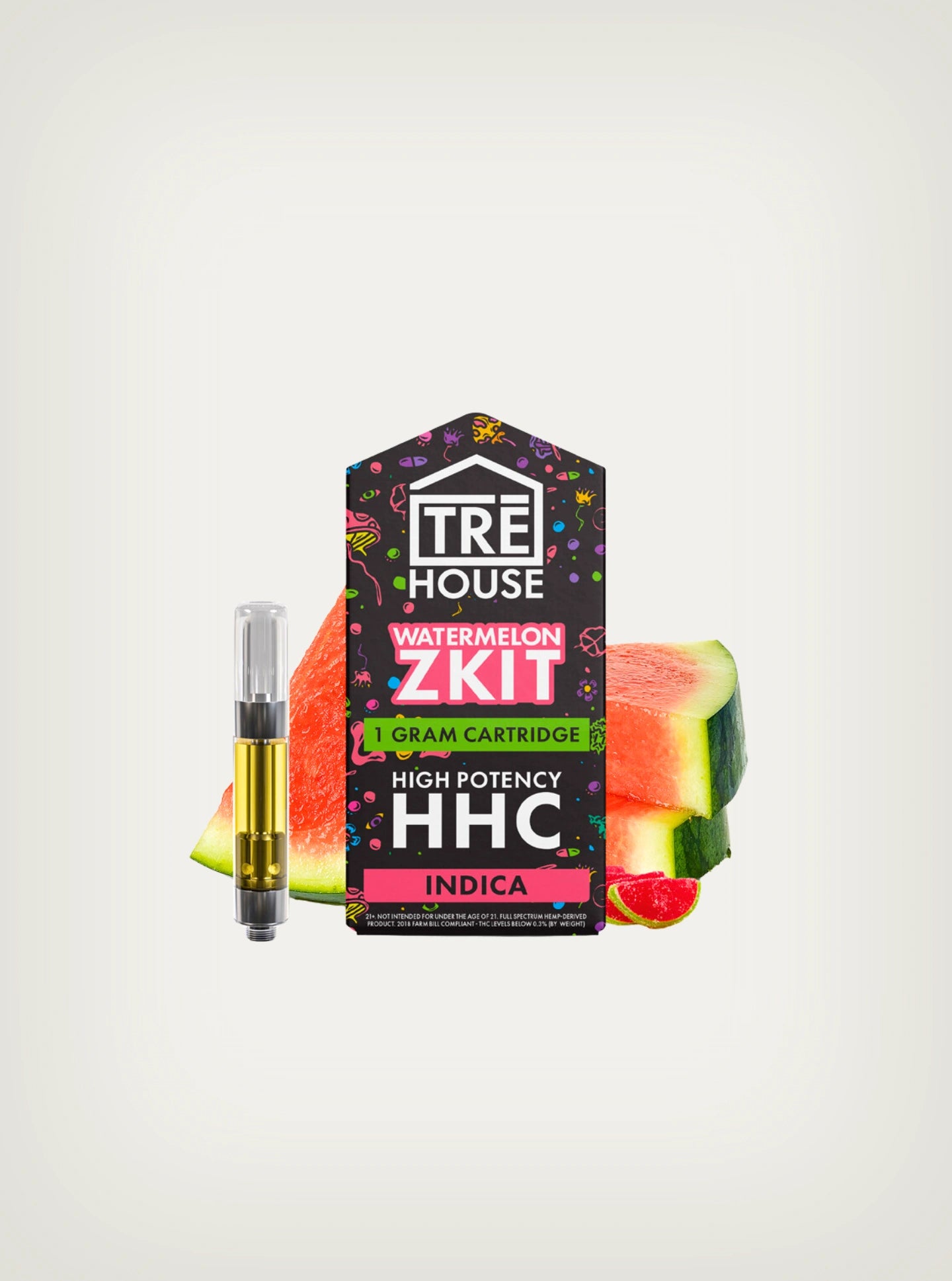 TRE House | Cartucho Wax | HHC High Potency | Watermelon Zkit | 1g – Splift